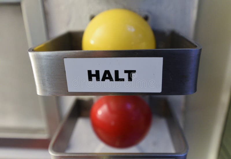 Stop Sign Signaling Problems in Management Stock Image - Image of ...