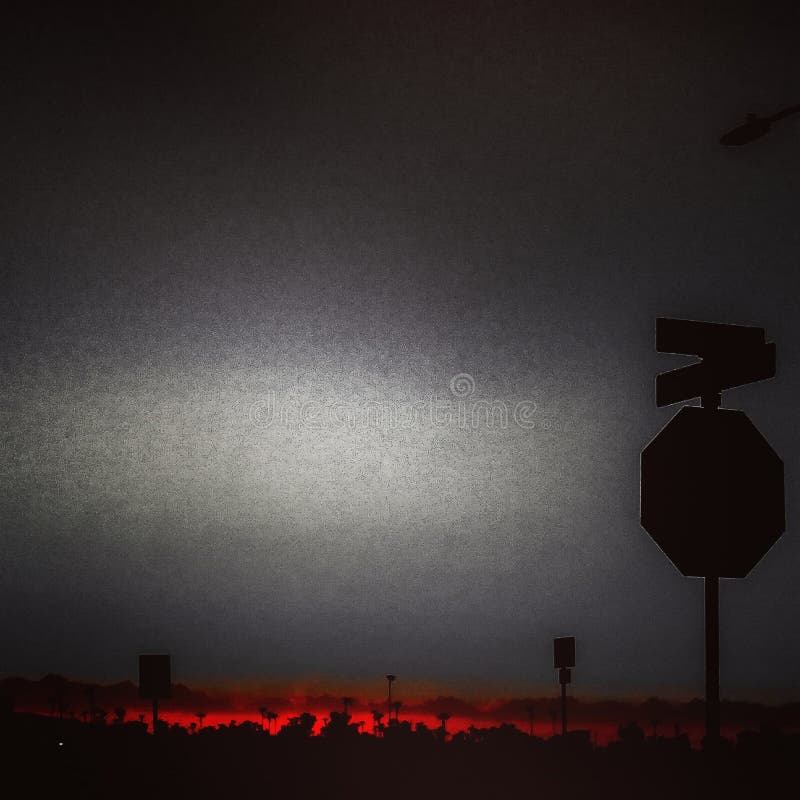 Stop sign stock photo. Image of sign, animation, sunset - 127574158