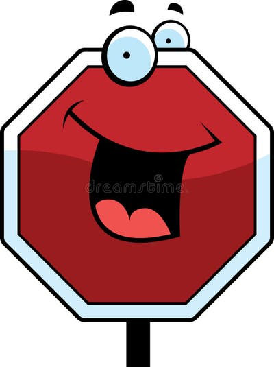 Cartoon Stop Sign Stock Illustrations – 34,040 Cartoon Stop Sign Stock ...