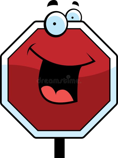 Cartoon Stop Sign Stock Illustrations – 34,040 Cartoon Stop Sign Stock ...