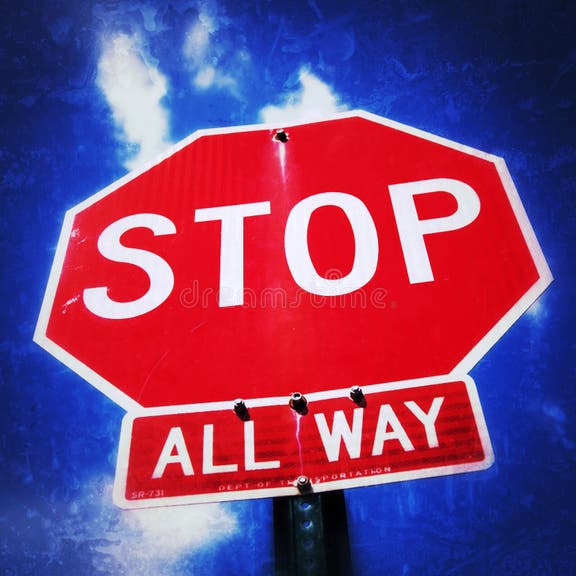 Stop sign stock image. Image of street, sign, stop, road - 47554347