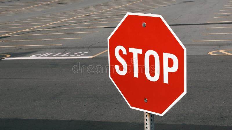 Stop Sign stock image. Image of isolated, post, restricted - 125090015