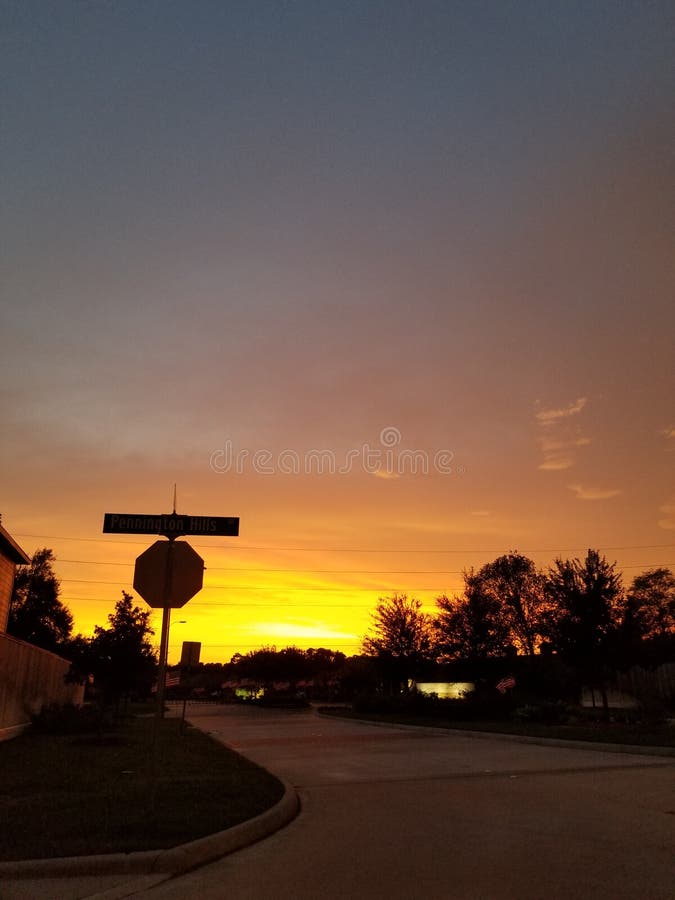 Stop sign during sunset stock image. Image of stop, sunset - 157780089