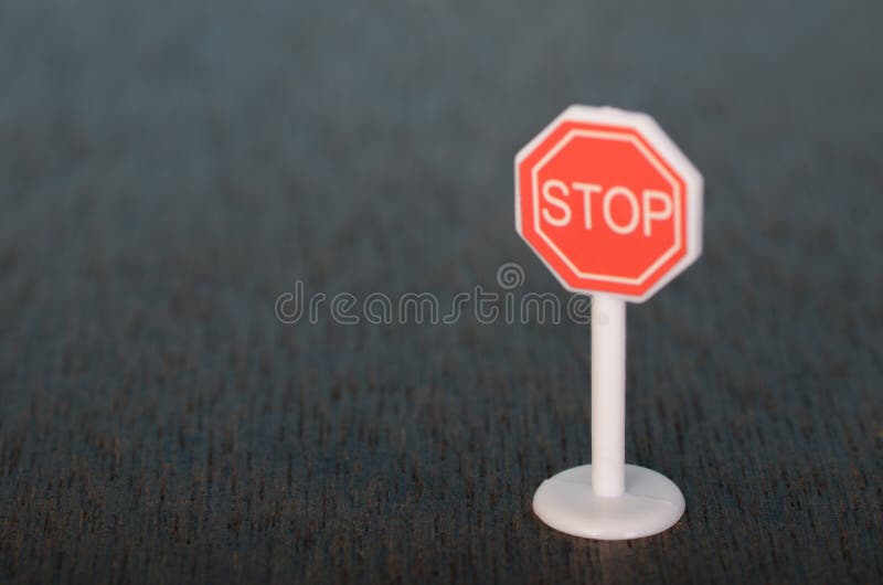 Stop Sign Symbol - a Universal Warning of Caution and Safety Stock ...