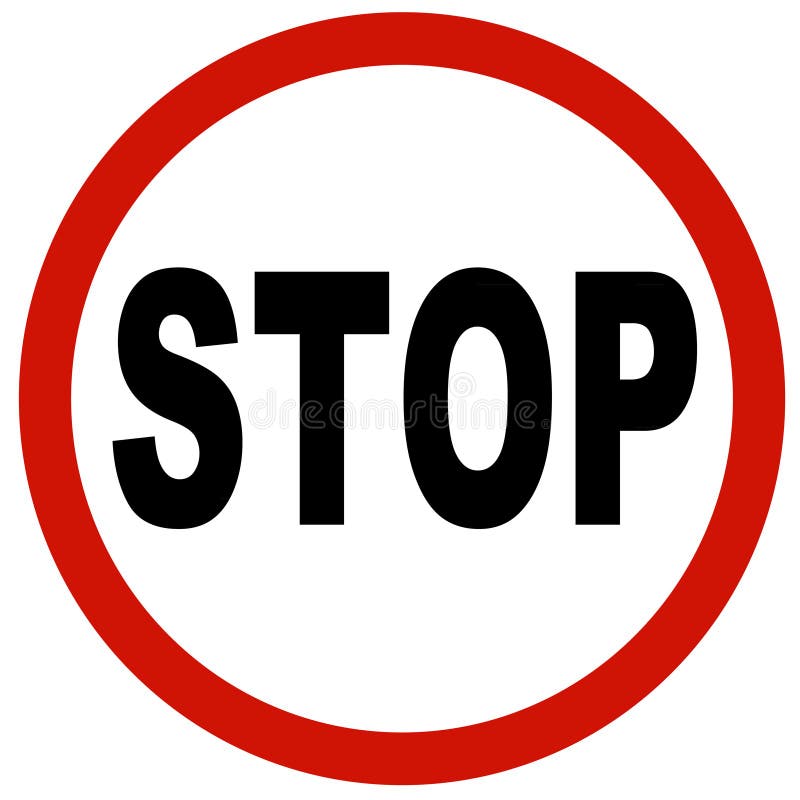 STOP sign stock illustration. Illustration of symbol - 49067275