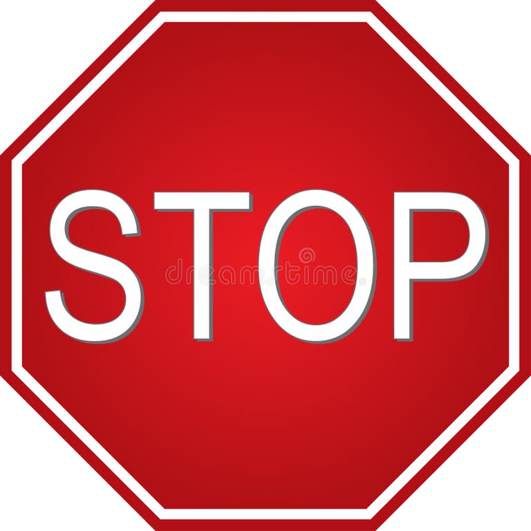 Stop Hexagonal Vector Sign Symbol Stock Illustrations – 205 Stop ...