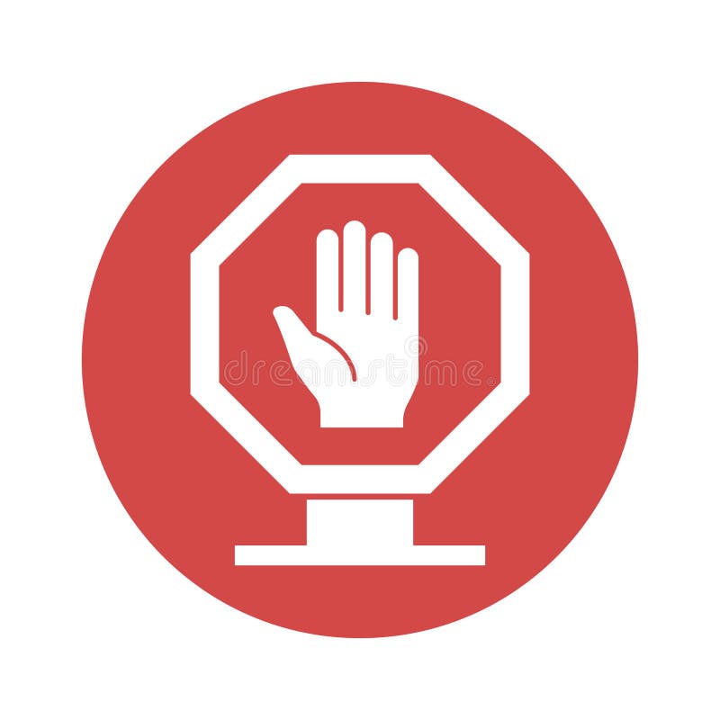 Stop Sign Vector Icon Which Can Easily Modify or Edit Stock Vector ...
