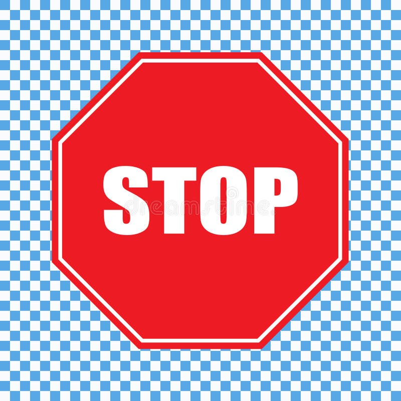 Stop sign, set stock illustration. Illustration of design - 119688673