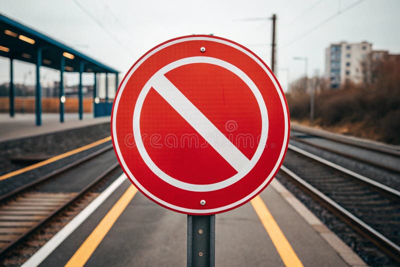Stop Sign No Entry Pass Warning Red Icon. Stop Sign Red Icon. Vector ...