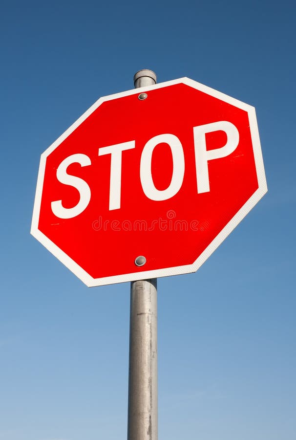Stop Sign Pole Vertical Stock Photos - Download 203 Royalty Free Photos