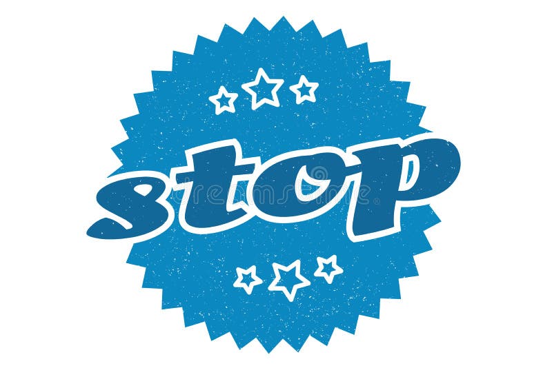 Stop Sign. Stop Vintage Retro Label Stock Vector - Illustration of ...