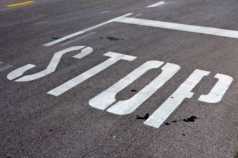 Stop sign stock photo. Image of highway, alert, curve - 30365320