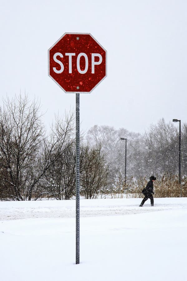 Snowstorm traffic sign stock image. Image of transportation - 30147125
