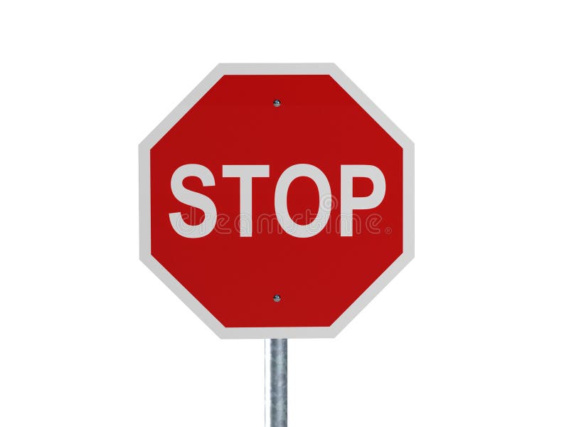 Stop signal 01 stock image. Image of signal, danger, advice - 3458549