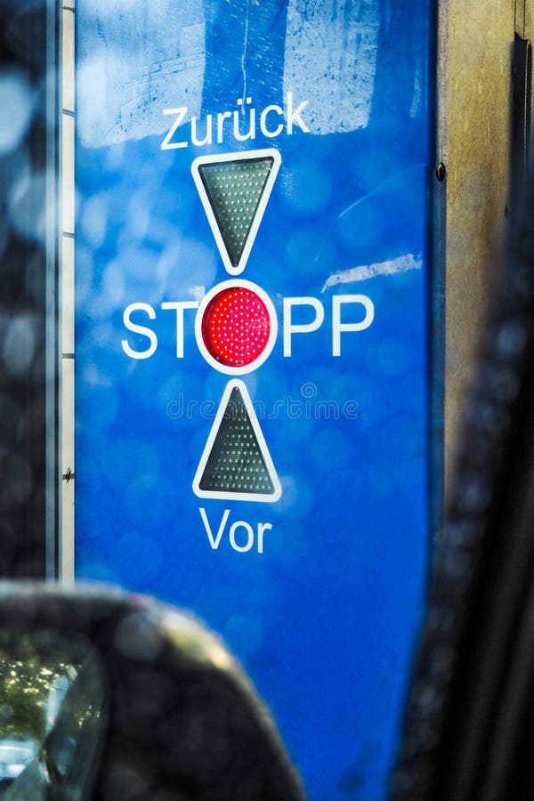 Stop Signal in Car Wash System Stock Image - Image of lamp, risk: 335743847