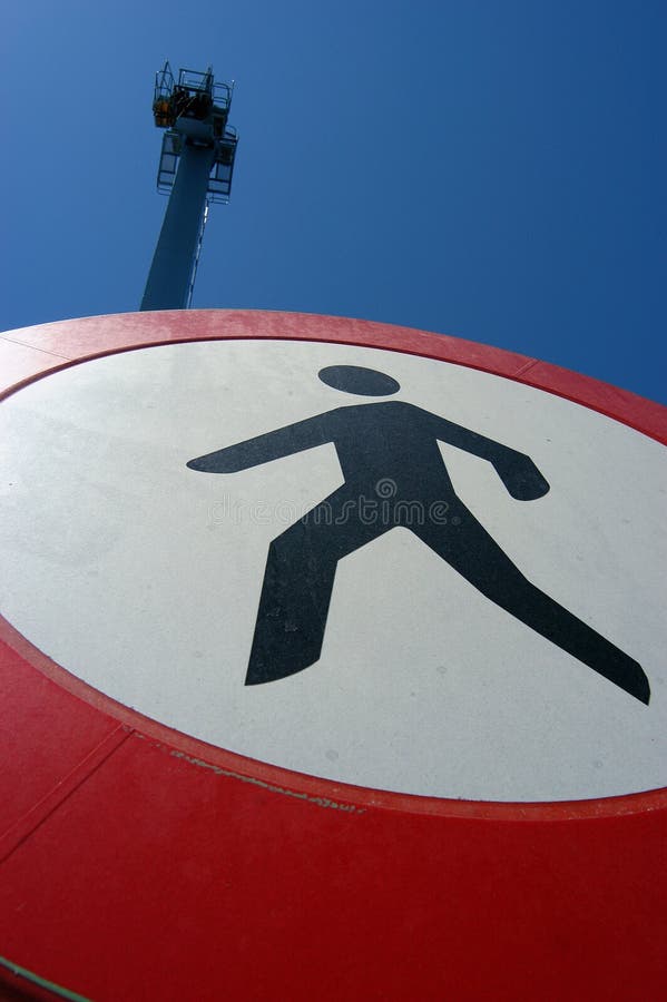 Stop signal - Do not walk stock photo. Image of forbidden - 149852