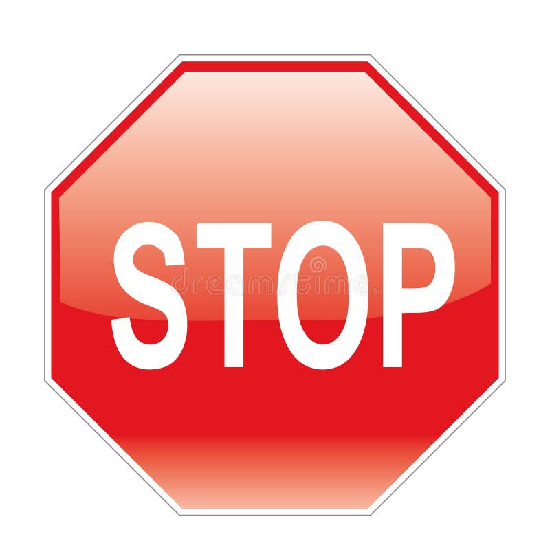 Traffic Light and Stop Signal Stock Vector - Illustration of editable ...