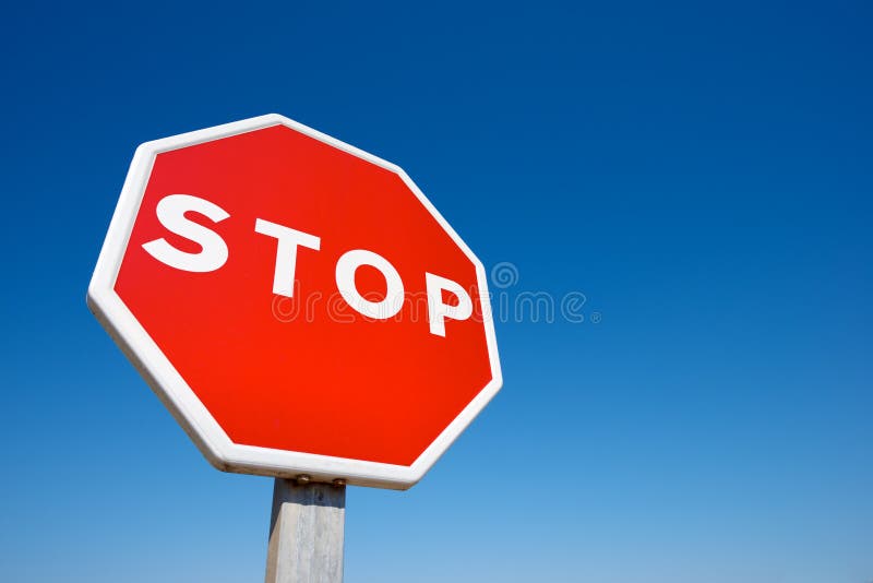 Stop signal view stock image. Image of color, object - 119546689