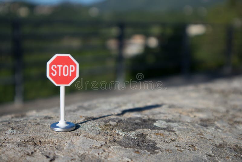 Stop signal stock image. Image of highway, safety, caution - 92756737
