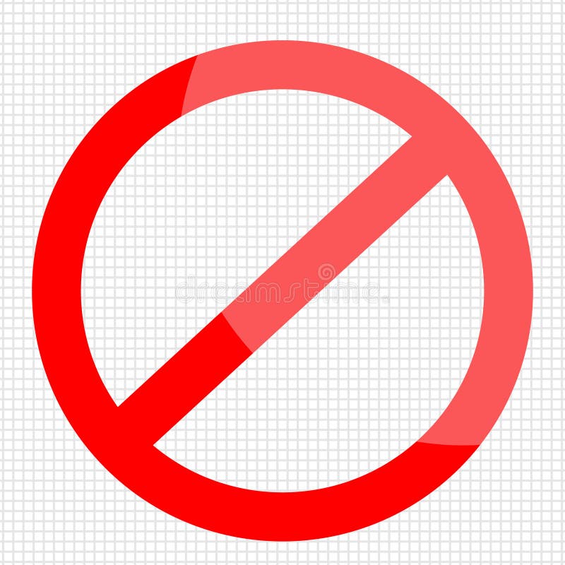 Stop Signs and Prohibited Entry Stock Vector - Illustration of detail ...