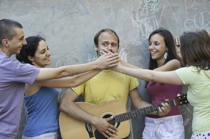 Stop singing stock photo. Image of song, melody, looking - 28267714