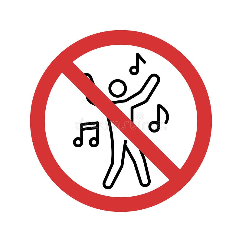 Stop Singing Isolated Vector Icon Which Can Easily Modify or Edit Stock ...