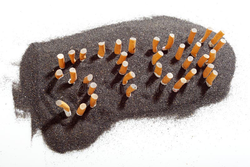 Stop smoking stock photo. Image of toxic, orange, addiction - 23697560