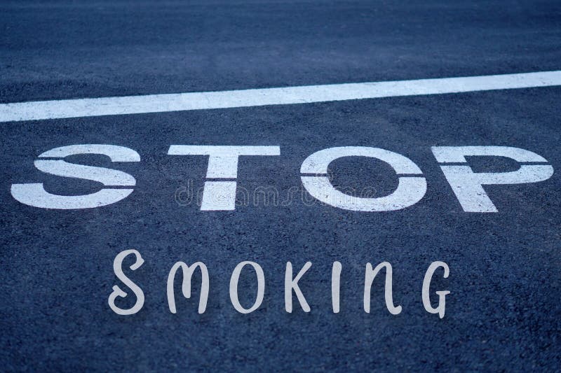 Stop Smoking. Public Health Stock Photo - Image of habit, campaign ...