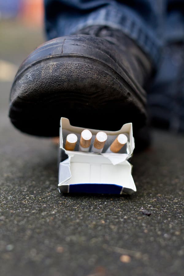 Stop smoking stock image. Image of addict, shoe, vice - 34888377