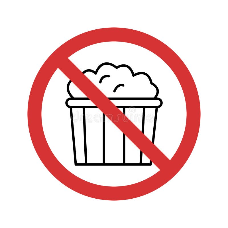 Stop Snacks Isolated Vector Icon Which Can Easily Modify or Edit Stock ...