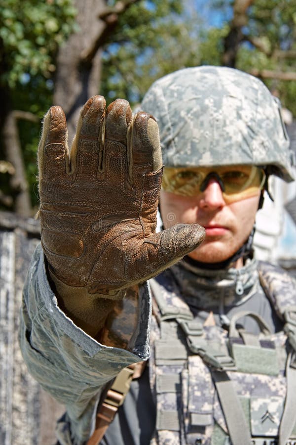 Soldier in action stock photo. Image of helmet, male - 21593354