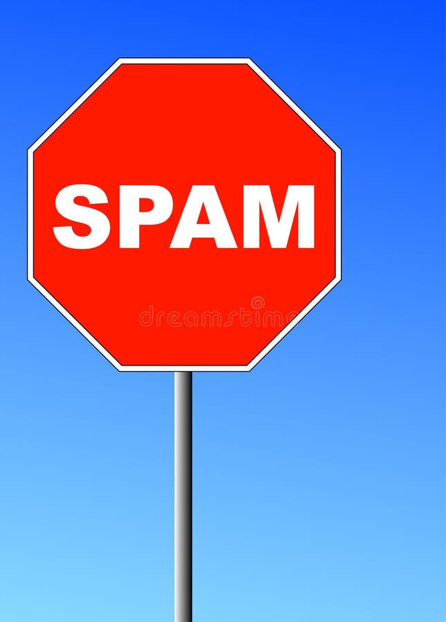 No spamming stock illustration. Illustration of spam - 32338264