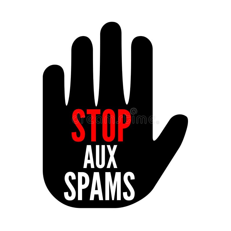 Stop Spamming Stock Illustrations – 147 Stop Spamming Stock ...