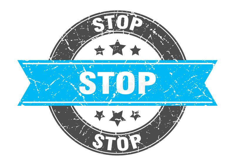 Stop stamp stock vector. Illustration of vector, stamp - 162723774