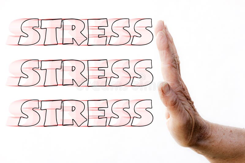 Stop the stress stock photo. Image of cure, stress, woman - 95511086