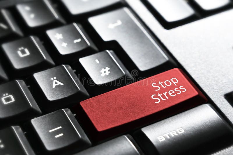 Stress Button stock image. Image of occupation, office - 8919069