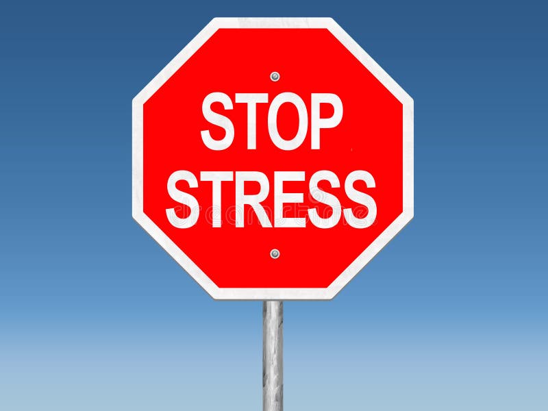 Stress sign stock illustration. Illustration of frustration - 5714540