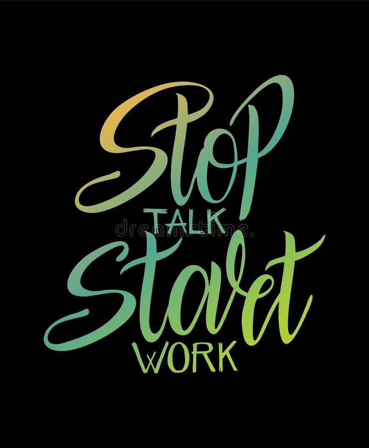 Stop Talking At Work