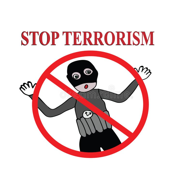 Stop Terrorism Poster Stock Illustrations – 206 Stop Terrorism Poster ...