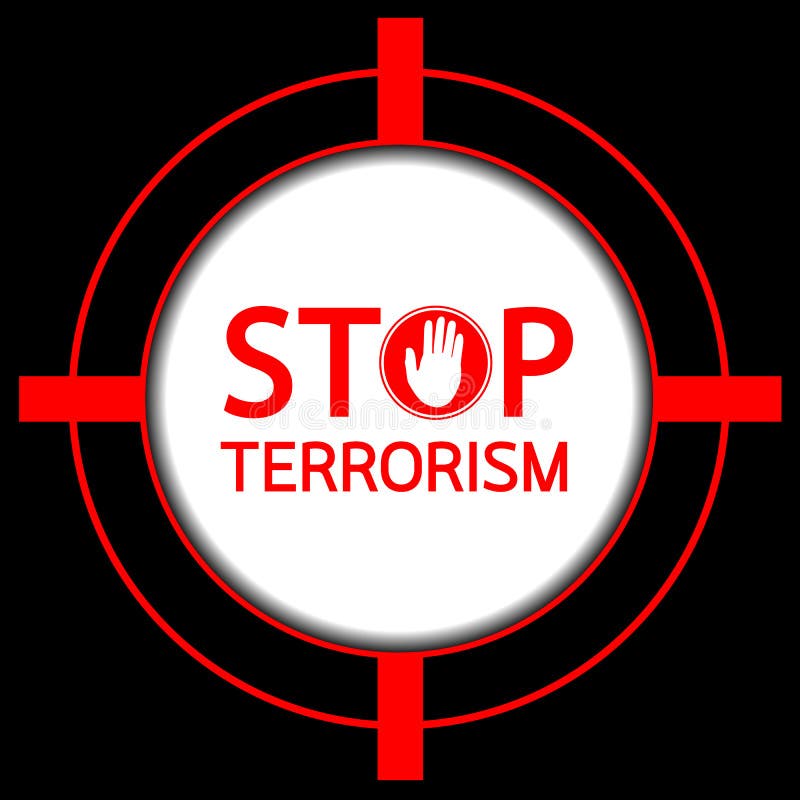 Stop Terrorism Poster Stock Illustrations – 206 Stop Terrorism Poster ...