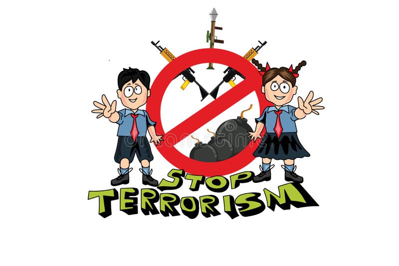 Stop Terrorism Poster Stock Illustrations – 222 Stop Terrorism Poster ...