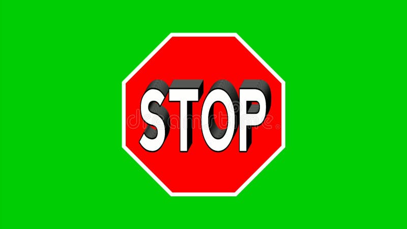 Stop Text Animation Motion Graphics Sign Stock Video - Video of food ...