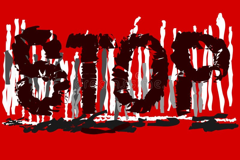 `STOP` Text on Red-white -grey Background Stock Illustration ...