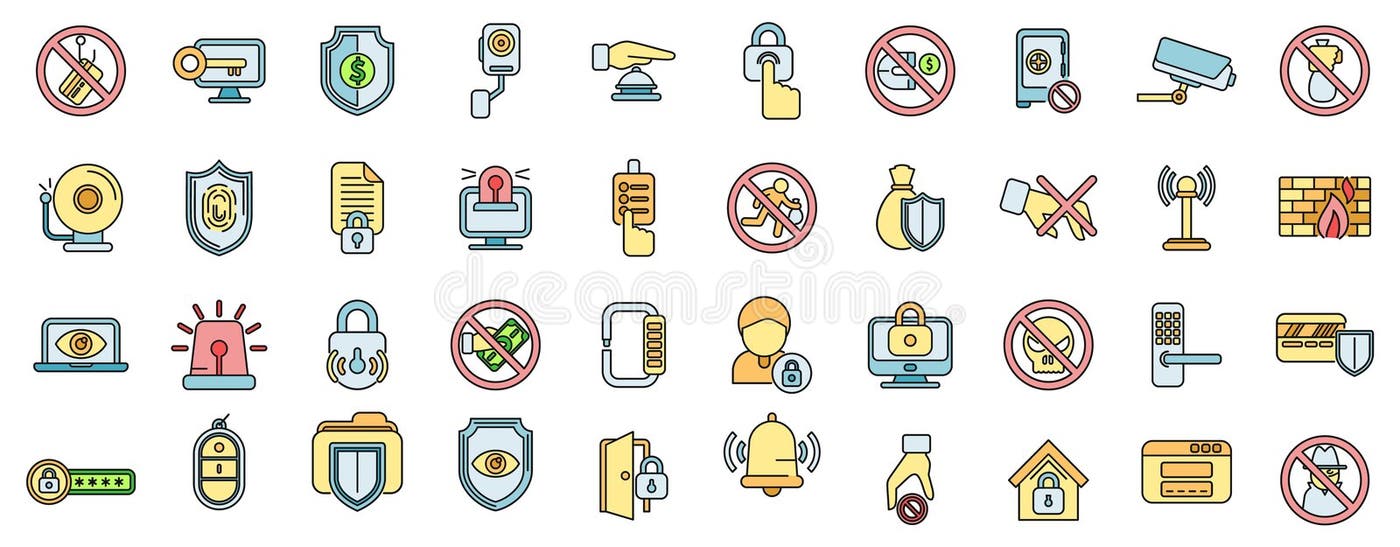 Hacker Line Icons Stock Illustrations 3 246 Hacker Line Icons Stock