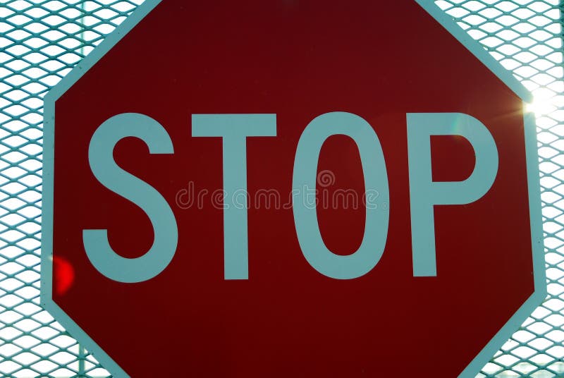 Stop and think stock photo. Image of recognized, presentation - 209413644