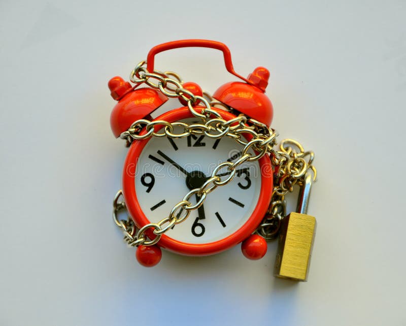 Stop the time concept stock image. Image of chain, deadline - 19602523