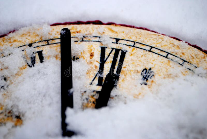 Stop the time stock photo. Image of winter, watch, nature - 85932120