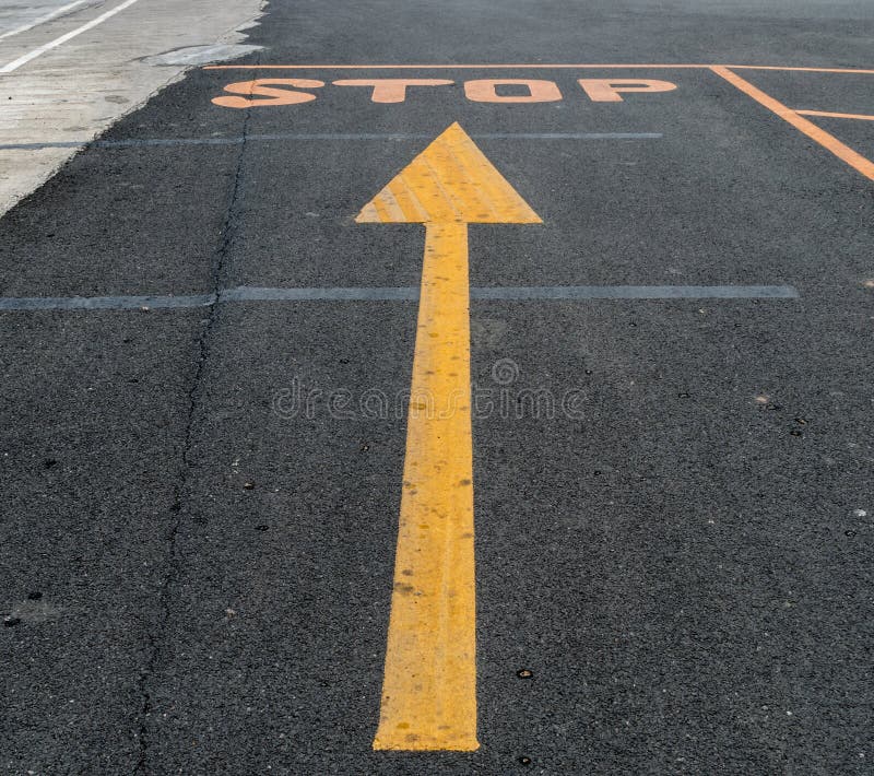 Stop traffic sign stock image. Image of yellow, post - 73155577