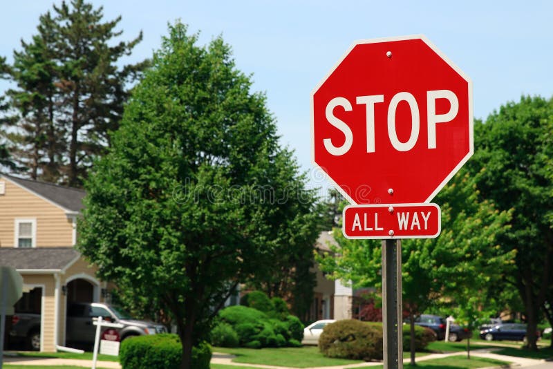 Stop Traffic Sign on Country Road Stock Photo - Image of object, single ...