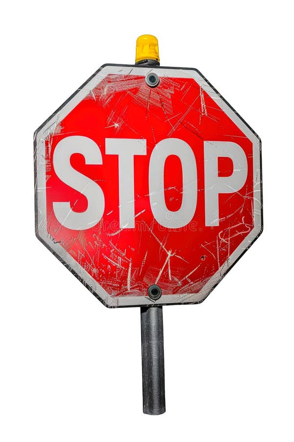 Stop Traffic Sign Isolated on a Transparent Background Stock Image ... Stop Traffic Sign Isolated on a Transparent Background Stock Image ...